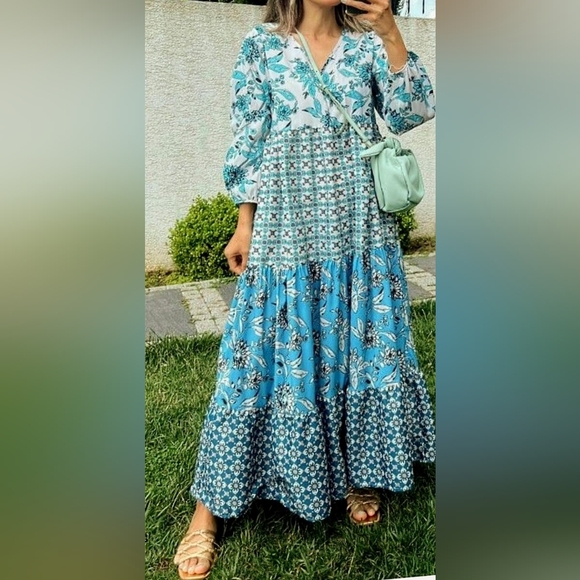 Zara | Dresses | Nwt Zara Boho Patchwork Print Dress | Poshmark